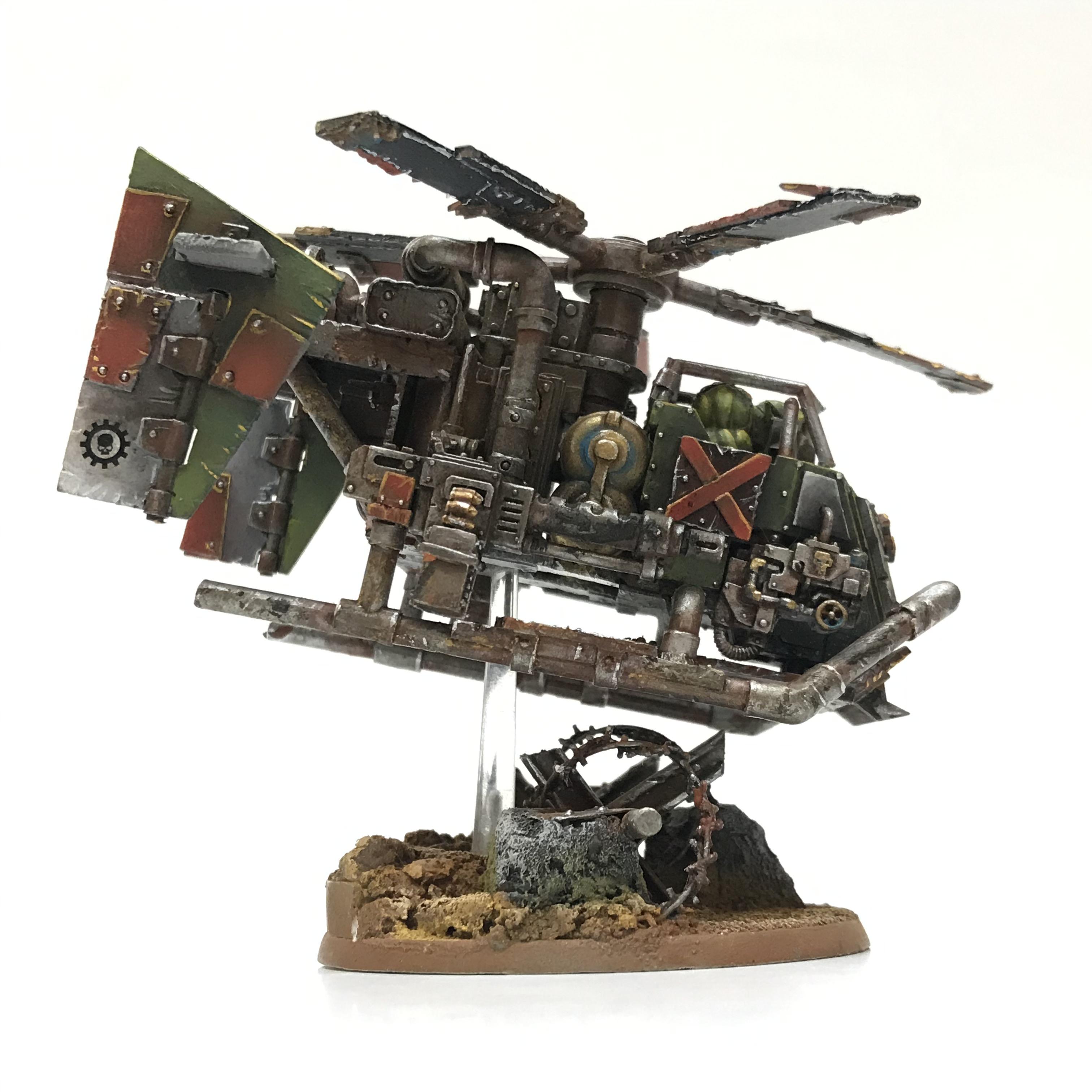 Conversion, Kitbash, Kopta, Orks, Scratch Build, Warhammer 40,000, Warhammer Fantasy - Deffkopta ...